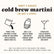 Java House Cold Brew Espresso Martini Mix - Peel and Pour Pods