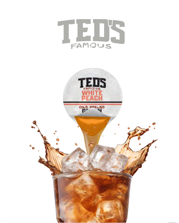 Ted's Famous White Peach Cold Brewed Green Tea – Java House
