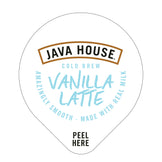 Java House Latte Cold Brew Coffee Pods - French Vanilla