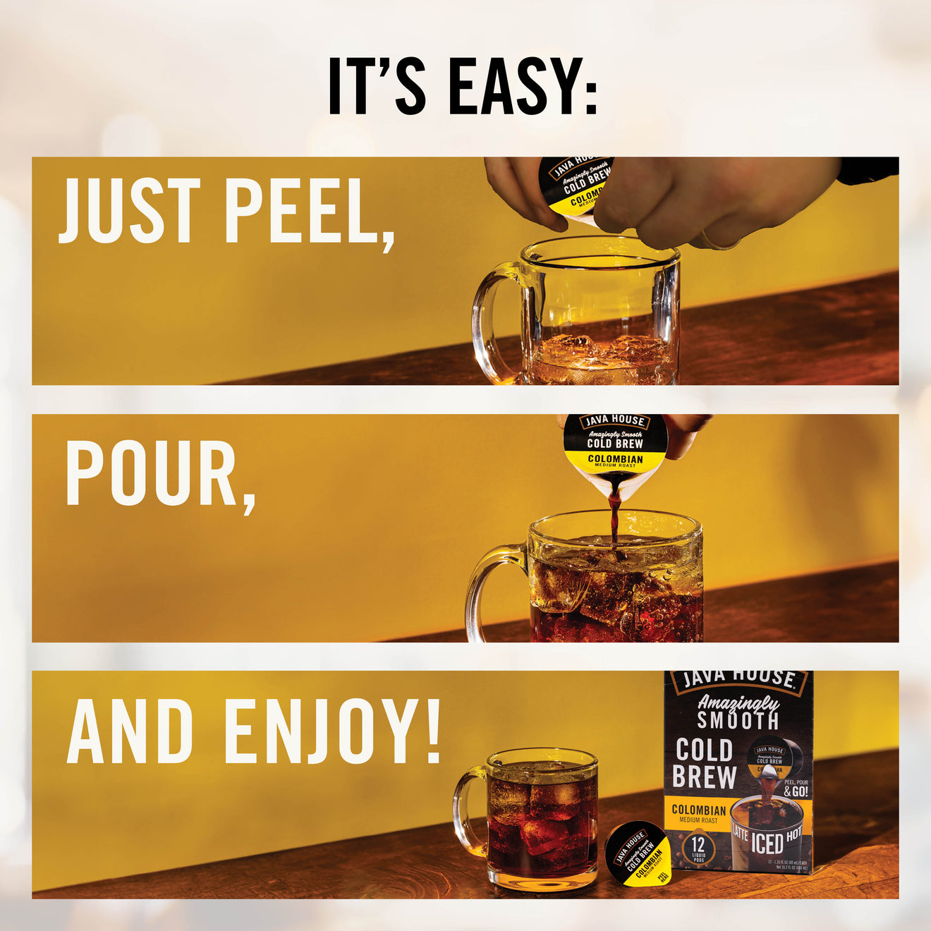 Cold Brew Coffee Pods - Ethiopian - Pack of 36 – Java House